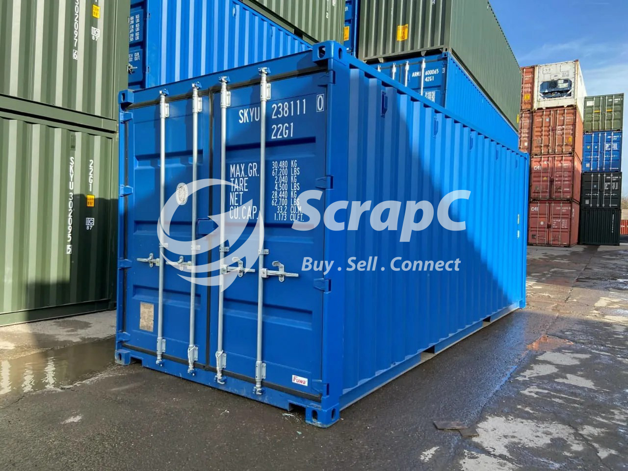 Iron Container Scrap | Shipping Containers | Metal Iron Scrap | ScrapC ...