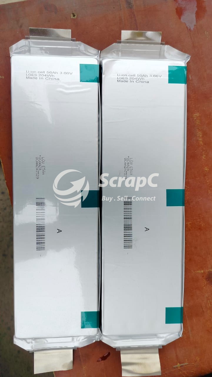 LG POUCH CELL SCRAP 56AH (NMC) | Metal Nickel Scrap | ScrapC | S-24G203